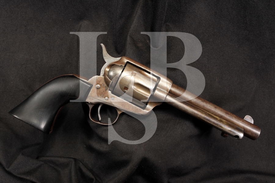 Us Marked Colt 1873 Artillery Single Action Army .45 Revolver 1880 ...
