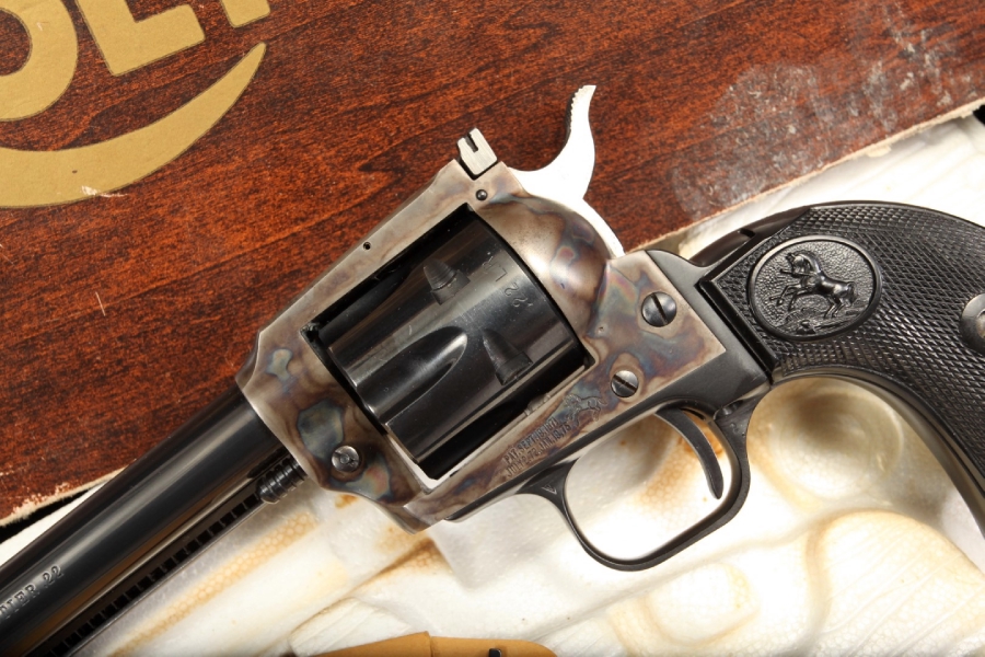 Colt New Frontier .22 Lr Long Rifle Single Action Revolver & Box For ...