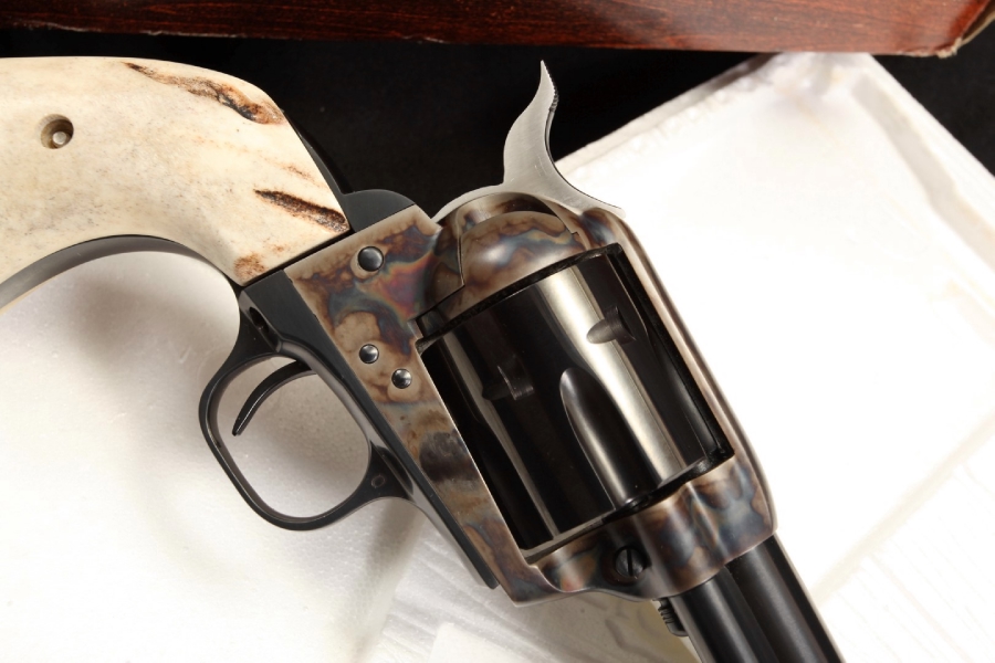 Colt Single Action Army Saa 3rd Generation .45 Colt Revolver, Stag ...