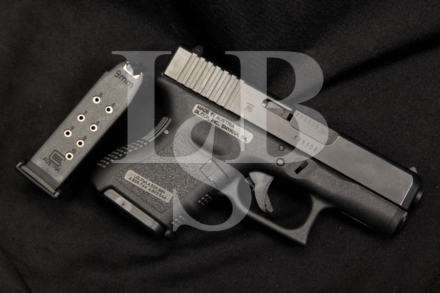 Glock 26 9mm Compact Semi Auto Semi-Automatic Home Defense Carry Pistol ...