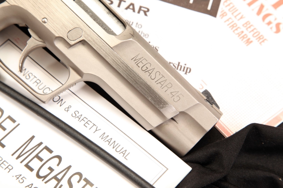 Star Model Megastar Stainless .45 Acp Da/Sa Semi Auto Pistol, Extra Mag ...
