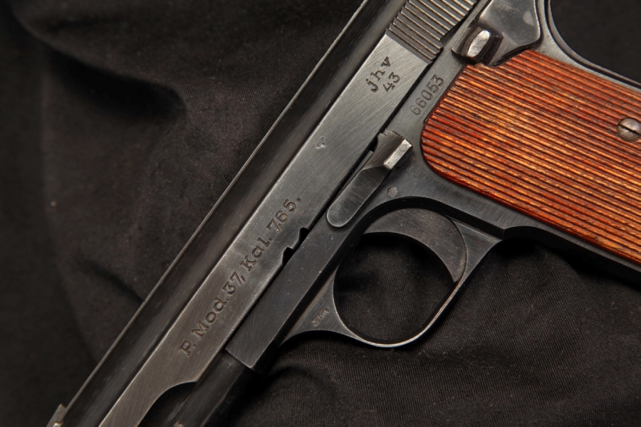 Wwii Hungarian Feg F.E.G. M37 .32 Acp Semi Auto Pistol W/ Waffenamts ...