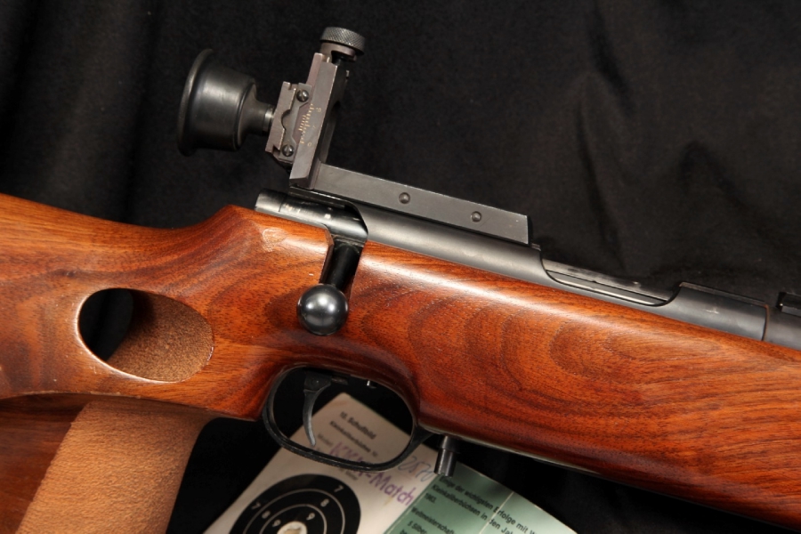 Walther Kkm Match .22 Lr Lh Stock / Rh Action Single Shot Bolt Action ...