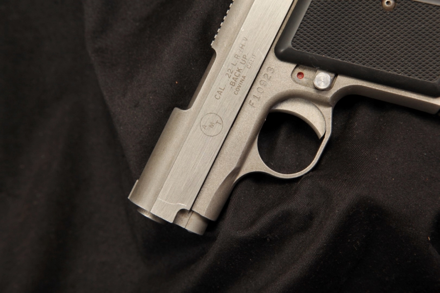 Amt Backup Model .22 Lr Stainless Semi Auto Pistol & Extra Magazine For ...