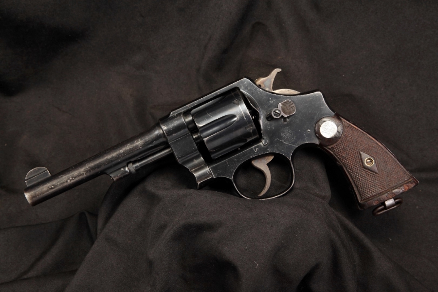 Smith & Wesson, S&W Model 1917 Brazilian Contract .45 Acp Da Revolver ...