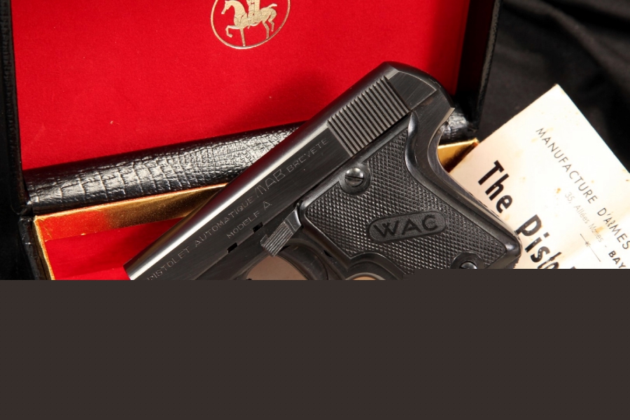 French Mab Model A Type 2 Wac .25 Acp Sa Semi Auto Pistol - 1954 C&R ...