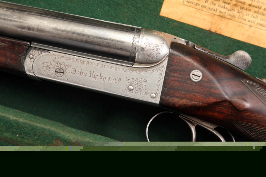 John Rigby & Co. .470 Ne Sxs Nitro Express Double Rifle & Original Case ...