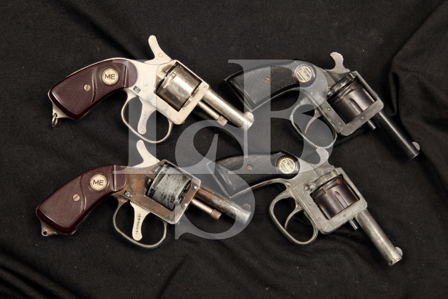 4x German .22 Caliber Starter Pistols / Revolvers