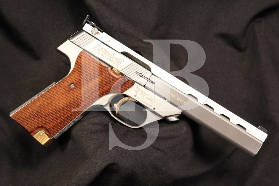 Mitchell High Standard Victor Stainless & Gold .22 Lr Semi Auto Target ...