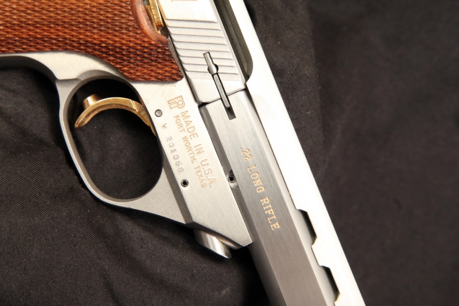 Mitchell High Standard Victor Stainless & Gold .22 Lr Semi Auto Target ...