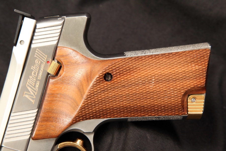 Mitchell High Standard Victor Stainless & Gold .22 Lr Semi Auto Target ...