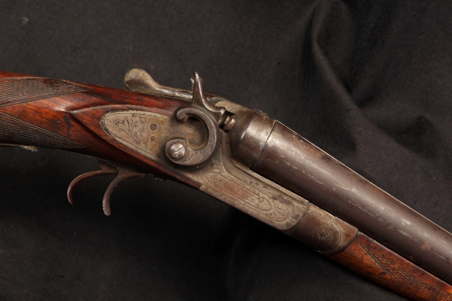 Gordon Gun Co. Hopkins & Allen 12 Gauge Twist Steel Belgian Sxs Shotgun ...