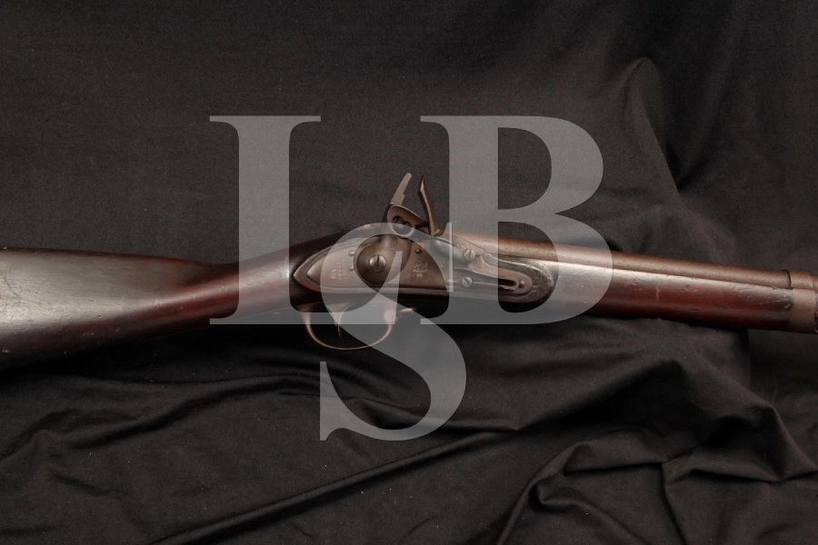 Harpers Ferry Model 1822 .69 Caliber Flintlock Musket Rifle 1833 ...
