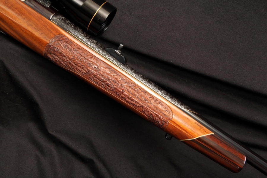 Engraved Schultz & Larsen Model 68 Dl 6mm Rem. Bolt Action Sporting ...