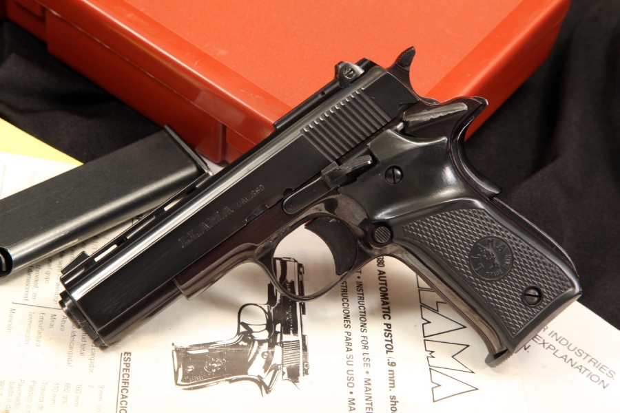 Llama Automatic Model Iii-A .380 Acp Semi Auto Pistol, Box & Mags (Like ...