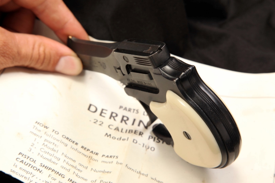 High Standard Model D-100 .22 Lr Over / Under O/U Derringer & Box For ...