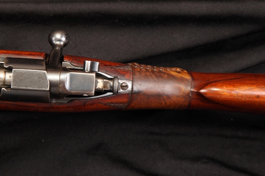 Newton Arms Standard Rifle .256 Newton Bolt Action Rifle & Dbl Set ...