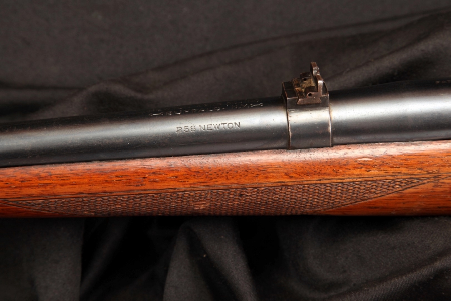 Newton Arms Standard Rifle .256 Newton Bolt Action Rifle & Dbl Set ...
