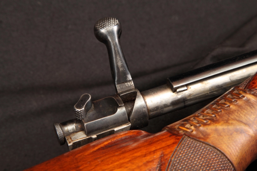 Newton Arms Standard Rifle .256 Newton Bolt Action Rifle & Dbl Set ...