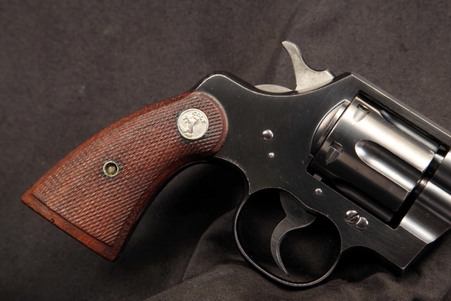 Pre-War Colt Official Police .22 Lr Double Action Revolver, Mfd 1940, C ...