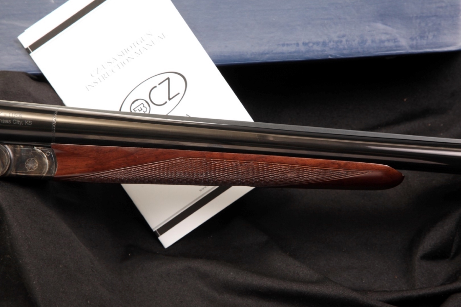 Cz Cz-Usa Huglu 12 Gauge 3 In Chamber, External Hammer Sxs Shotgun ...