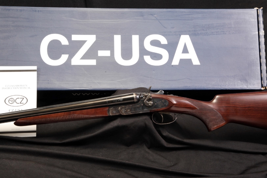 Cz Cz-Usa Huglu 12 Gauge 3 In Chamber, External Hammer Sxs Shotgun ...