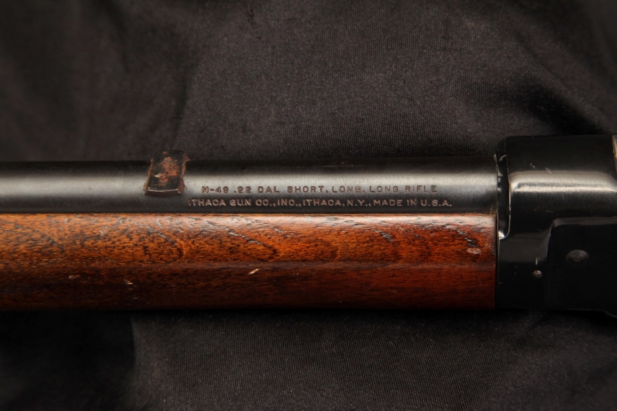 Ithaca Model M-49 M49 M 49 .22 S. L & Lr Long Rifle Lever Action Single ...