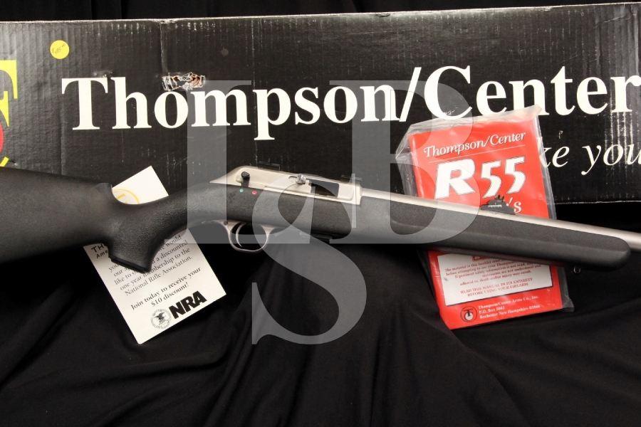 Thompson Center Arms Model R55 Stainless / Composite .22 Lr Semi-Auto ...