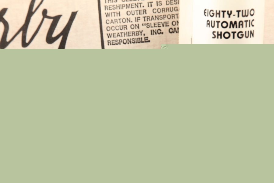 Weatherby Model 82 Eighty-Two 12 Ga Gauge Semi Automatic Shotgun, In ...