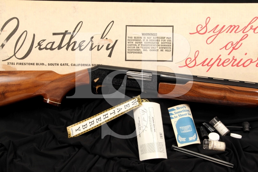 Weatherby Model 92 12 Gauge 3 In Pump Action Shotgun W/ Screw-In Chokes ...