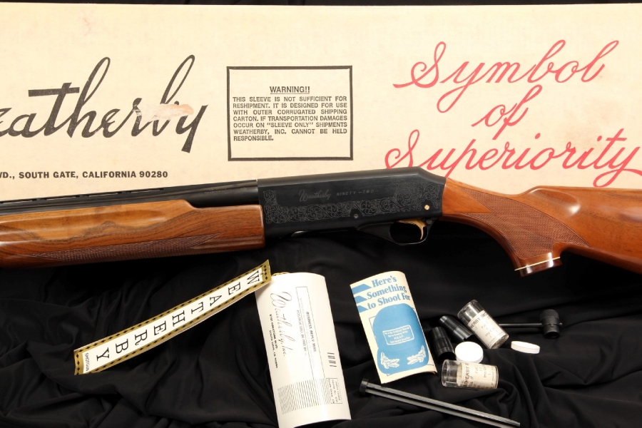 Weatherby Model 92 12 Gauge 3 In Pump Action Shotgun W/ Screw-In Chokes ...