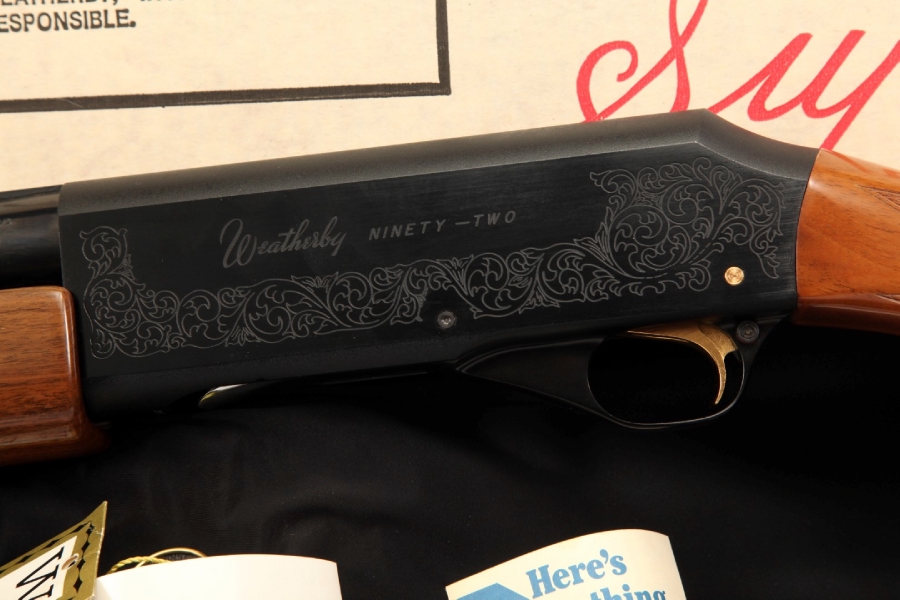 Weatherby Model 92 12 Gauge 3 In Pump Action Shotgun W/ Screw-In Chokes ...