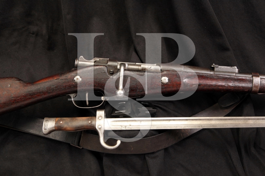 French Mle 1892 Berthier 8mm Lebel Bolt Action Carbine & Rifle Bayonet ...