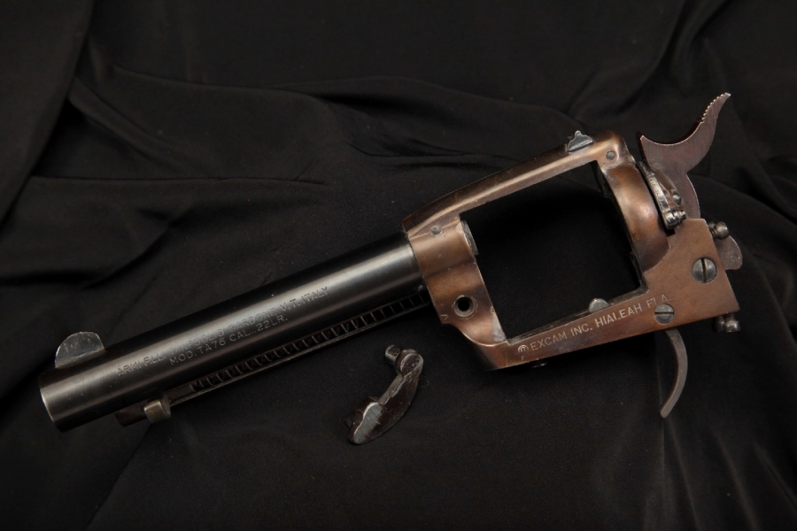 Excam Model Ta 76 .22 Lr Single Action Revolver, Barreled Frame Only ...