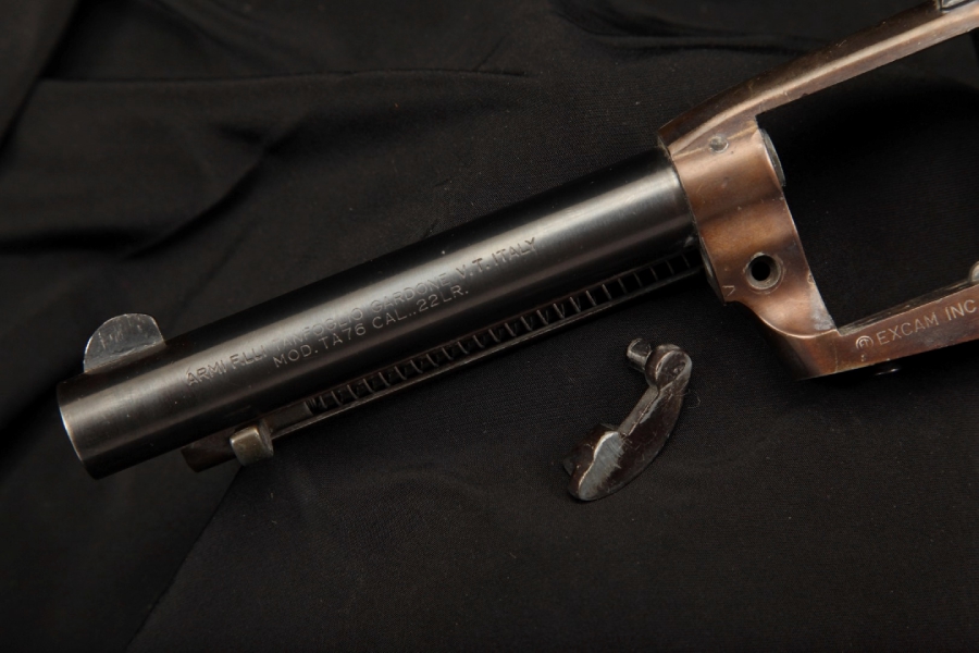 Excam Model Ta 76 .22 Lr Single Action Revolver, Barreled Frame Only ...
