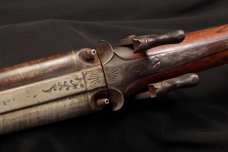 London Twist Sxs Side By Side 10 Ga Black Powder Muzzle Loading Shotgun ...