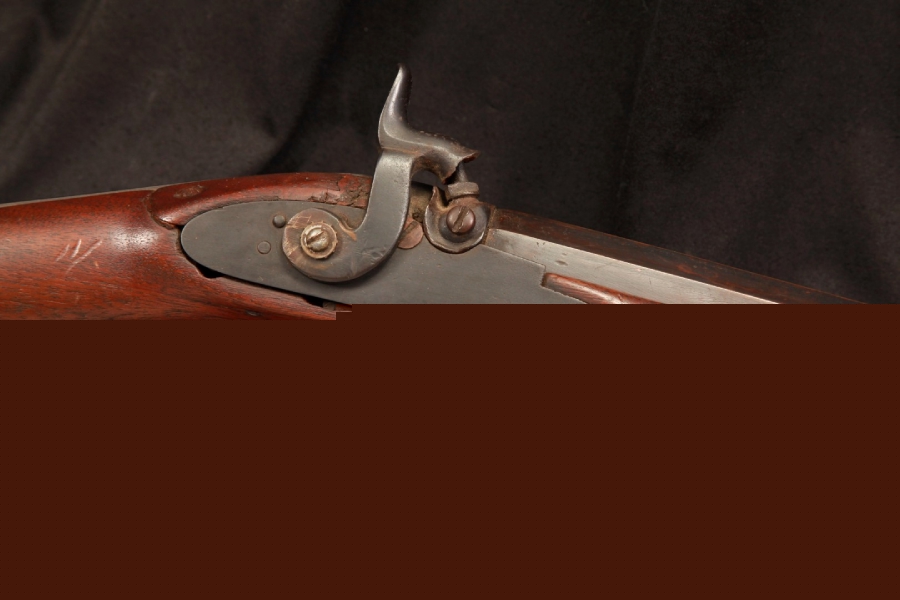 Custom Hitchcock & Muzzy .40 Cal. Single Shot Percussion Plains Rifle ...