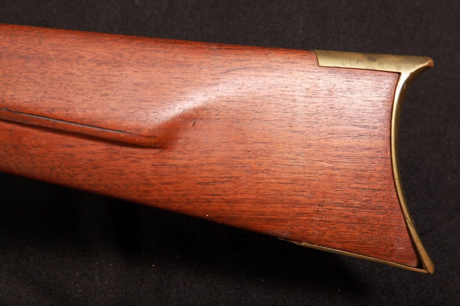 Custom Hitchcock & Muzzy .40 Cal. Single Shot Percussion Plains Rifle ...
