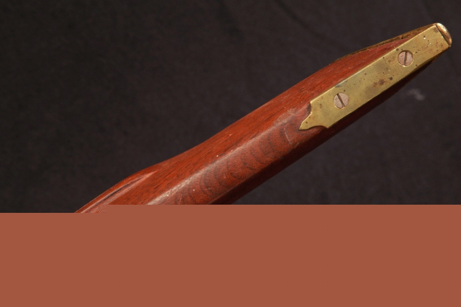 Custom Hitchcock & Muzzy .40 Cal. Single Shot Percussion Plains Rifle ...