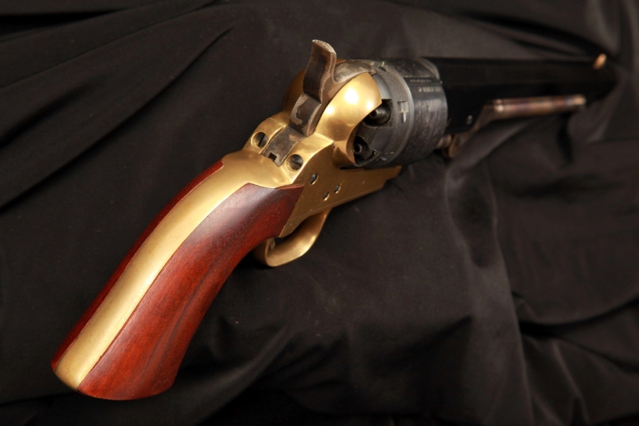 Asm Armi San Marco .44 Cal Confederate Navy Bp Revolver, Atf Antique ...