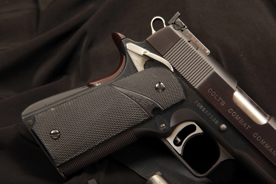 Jim Hoag Custom Colt Series 70 1911 Combat Commander .45 Acp Semi Auto ...