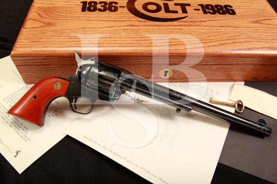Factory Engraved Colt Buntline Single Action Army 150th Anniversary ...