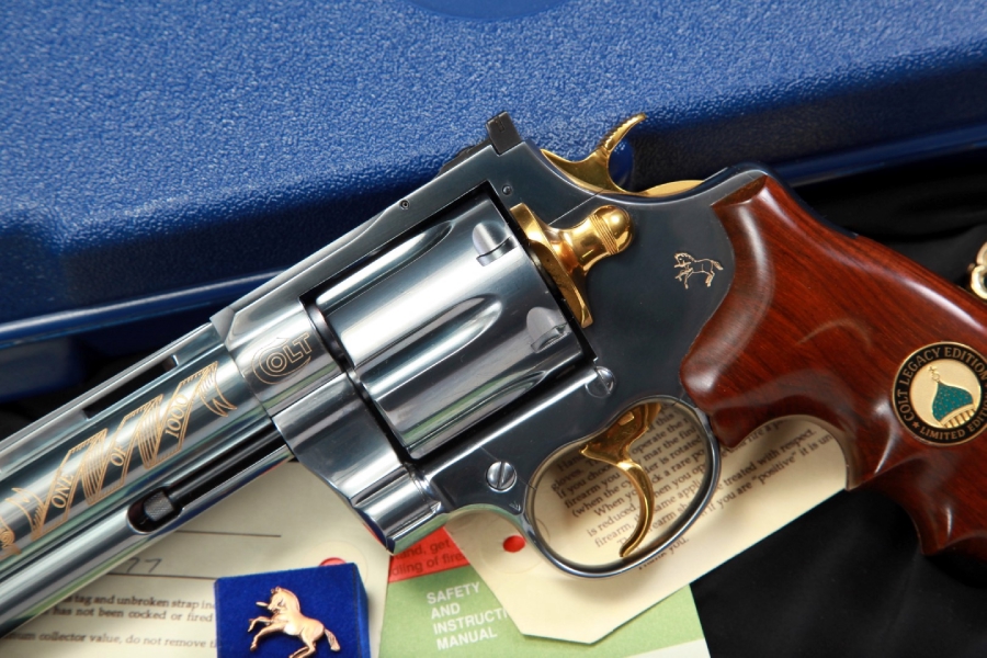 Legacy Edition 1 Of 1000 Colt Anaconda 8 In. Black Pearl Titanium ...