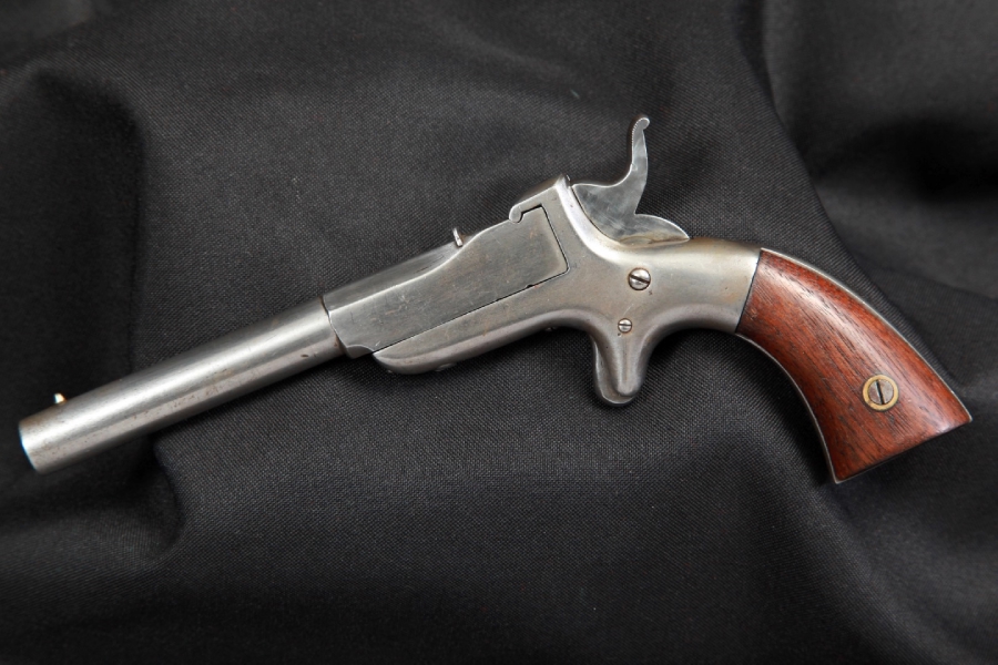 Rare Allen & Wheelock, .32 Rimfire Center Hammer Single Shot Pistol ...