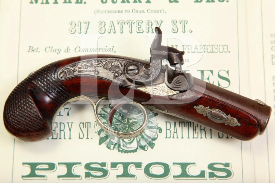 Original Henry Deringer Of Philadelphia .41 Cal Percussion Single Shot ...