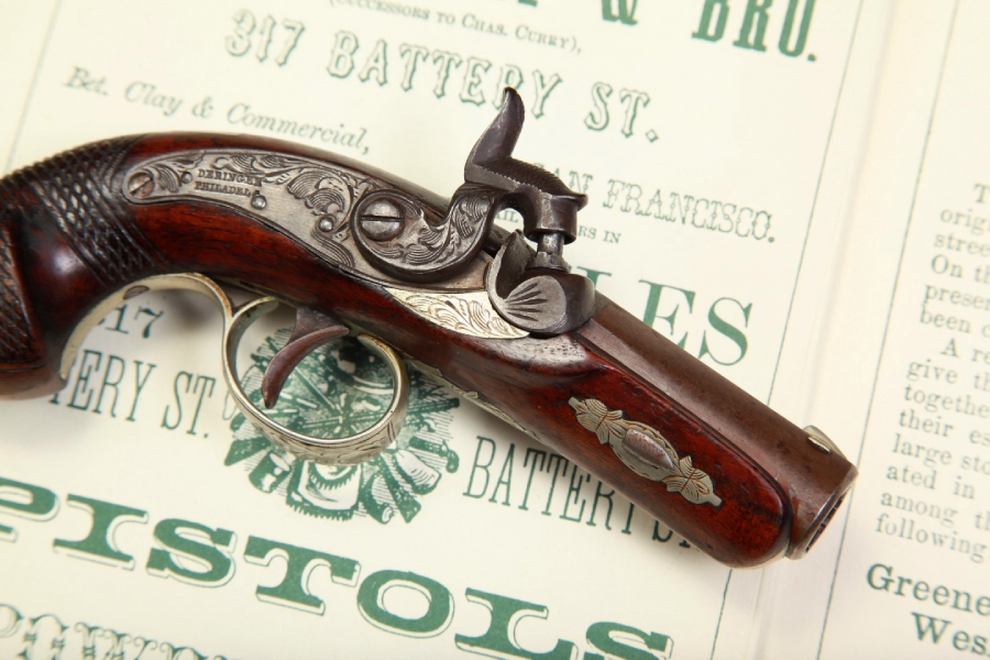 Original Henry Deringer Of Philadelphia .41 Cal Percussion Single Shot ...