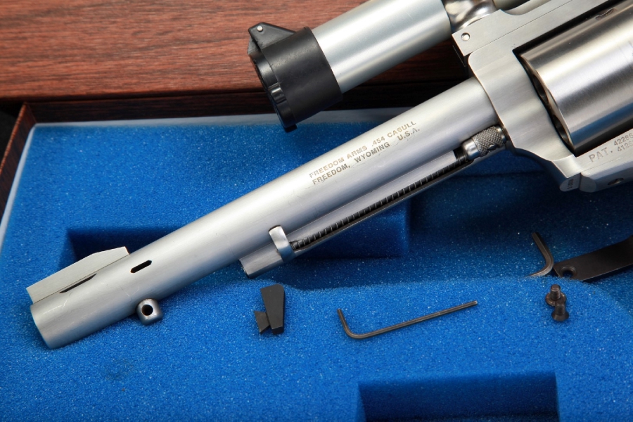 Freedom Arms Model 83 Premier Grade Stainless Single Action Revolver ...