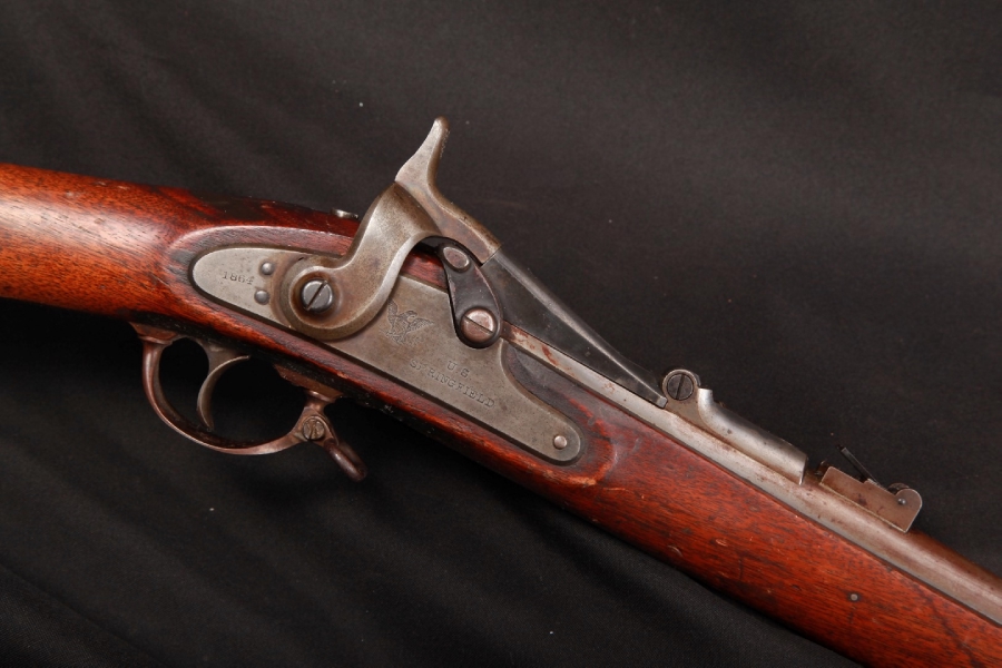 Springfield Model 1866 Allin Conversion Single Shot Trapdoor Rifle ...