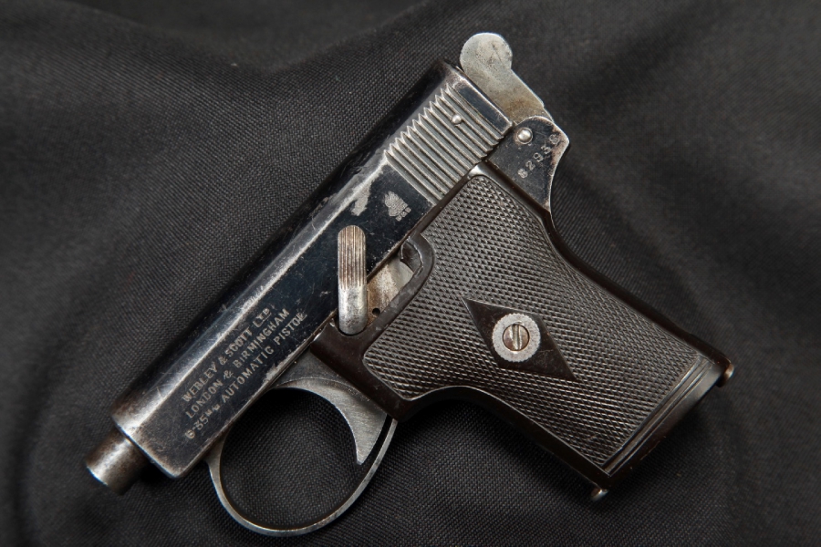Webley & Scott Pre-Wwi Late Pattern Model 1907 2 Inch Semi Automatic ...