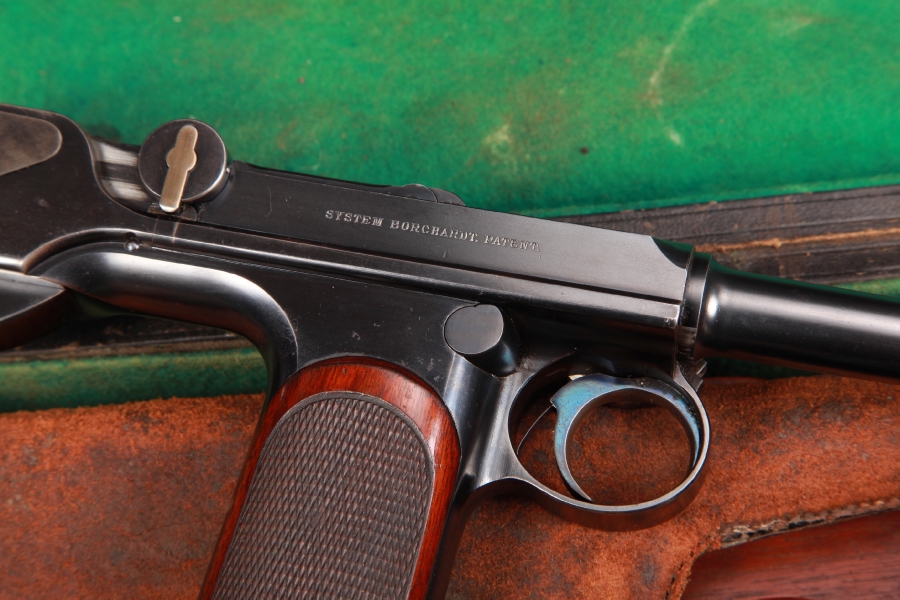 Factory Cased Loewe Production Borchardt Model 1893 C93 Semi-Automatic ...